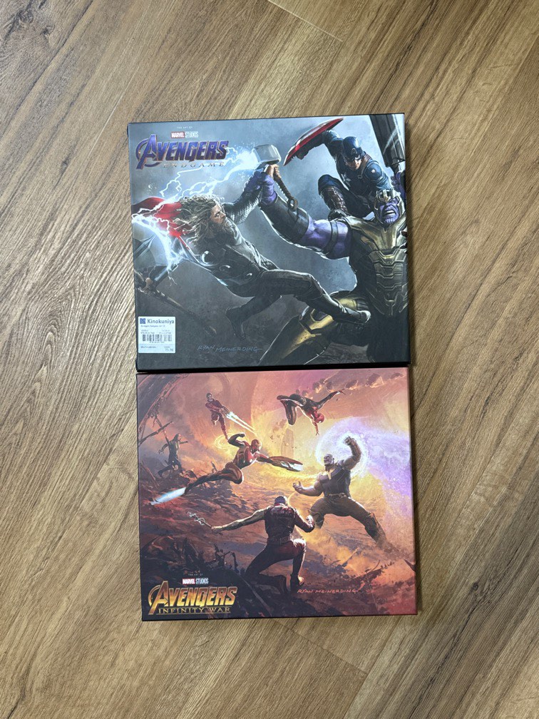 Avengers Infinity war end game marvel concept Artbook hot toys, Hobbies ...