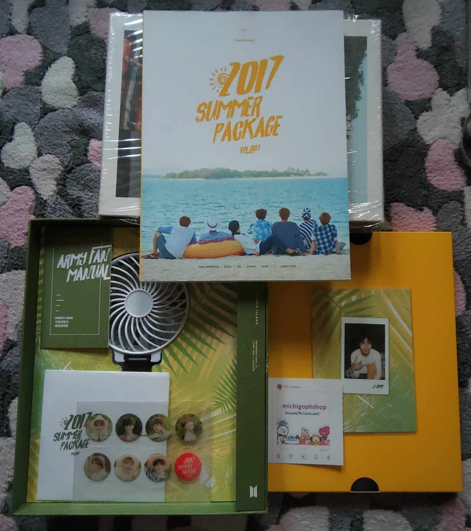 BTS Summer Package in Palawan 2017 Complete with Jhope Selfie Book ...