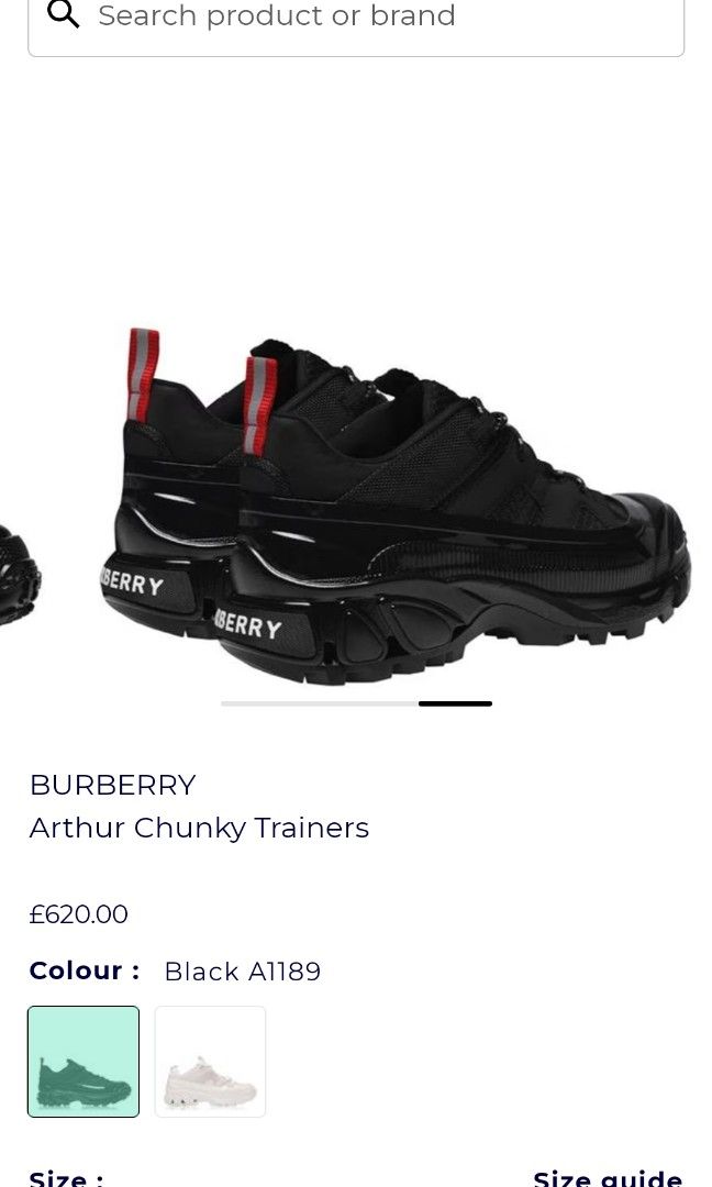 Burberry Arthur Sneakers Authentic, Fesyen Pria, Sepatu , Sneakers di ...