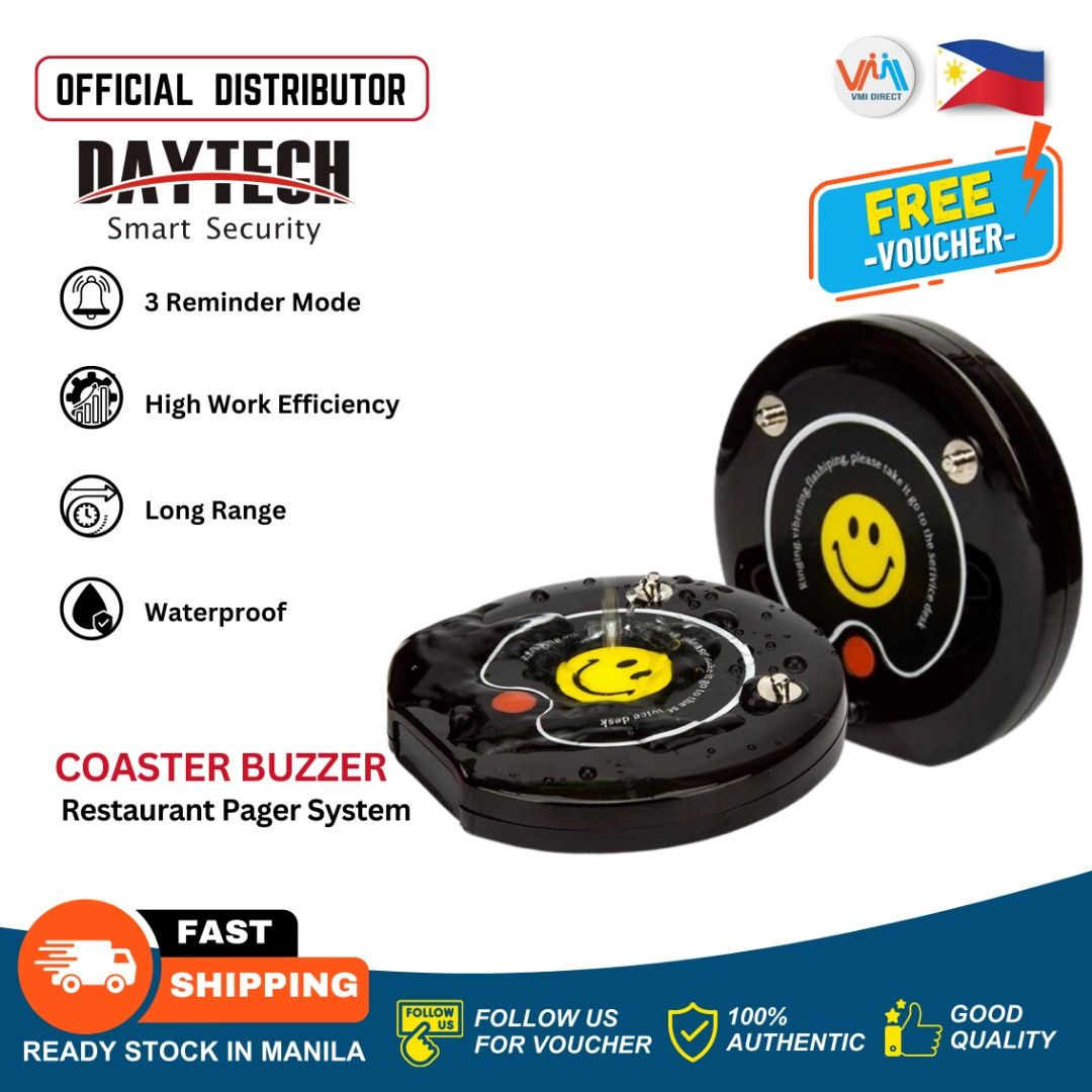 Daytech E P1000 6pcs Restaurant Guest Pager System Rechargeable 120 ...