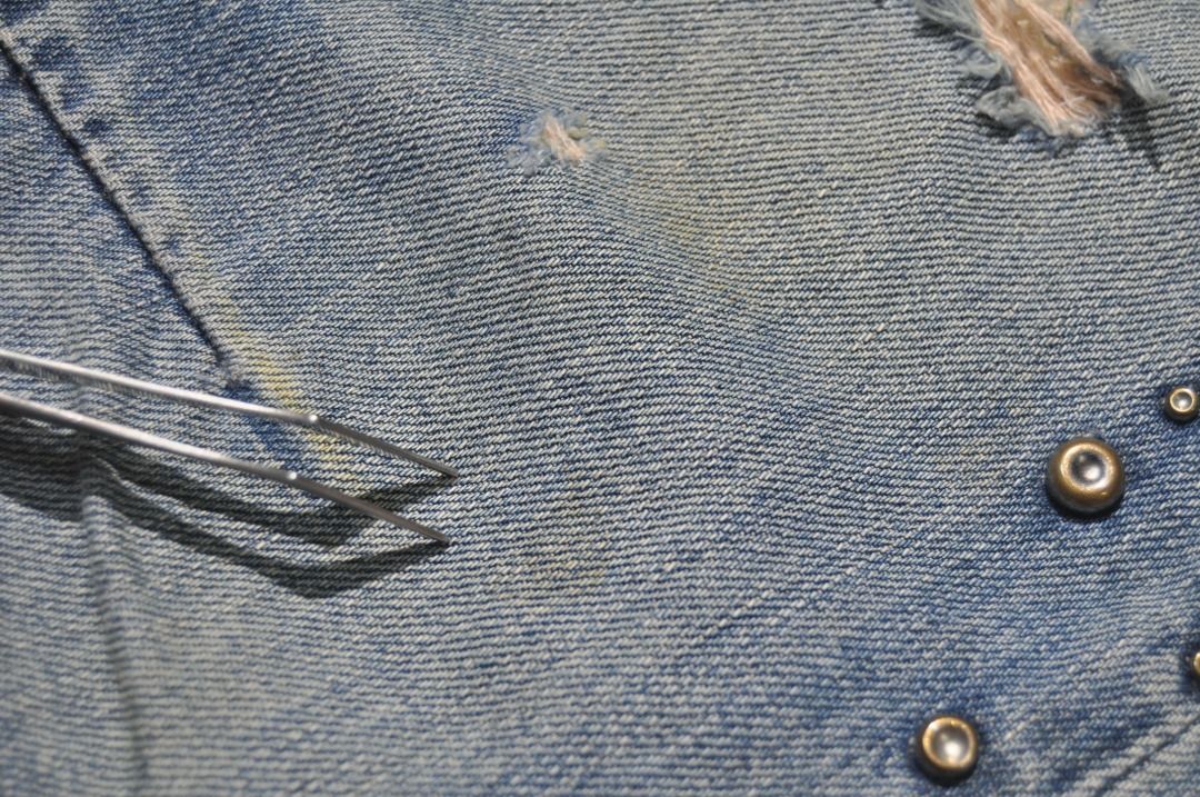 Ed Hardy - Studded Multi-Patch Denim Jean, Men's Fashion, Bottoms ...