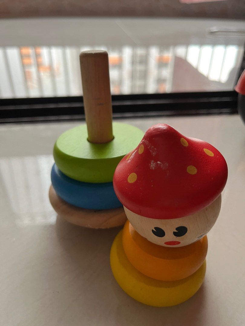Hape Stacking rings, Babies & Kids, Infant Playtime on Carousell