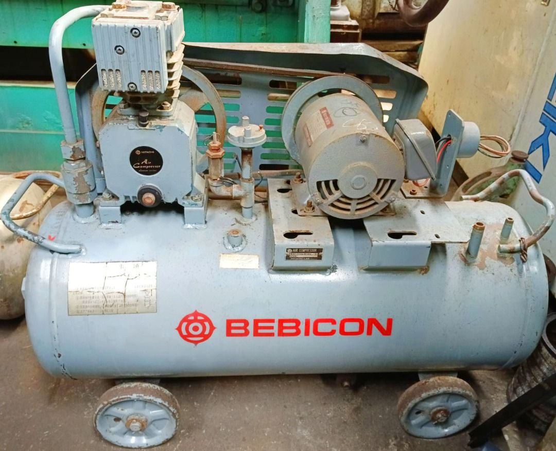 Hitachi Bebicon Air Compressor 1hp 220V 3 phase from Japan, Commercial ...