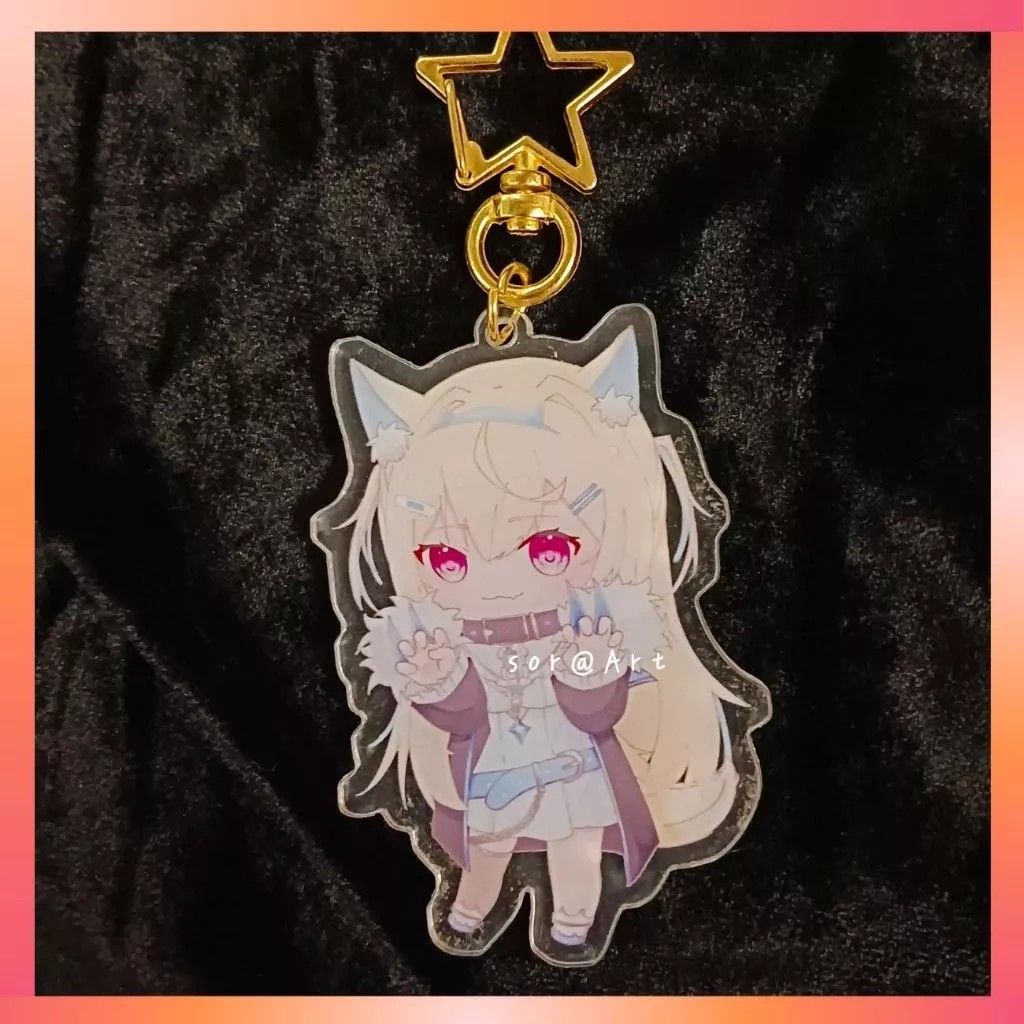 Hololive Advent Fuwamoco Keychain Fuwawa Mococo Keychain, Hobbies ...