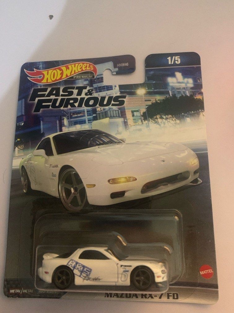 Hotwheels f&f Mazda RX-7 FD, Hobbies & Toys, Toys & Games on Carousell