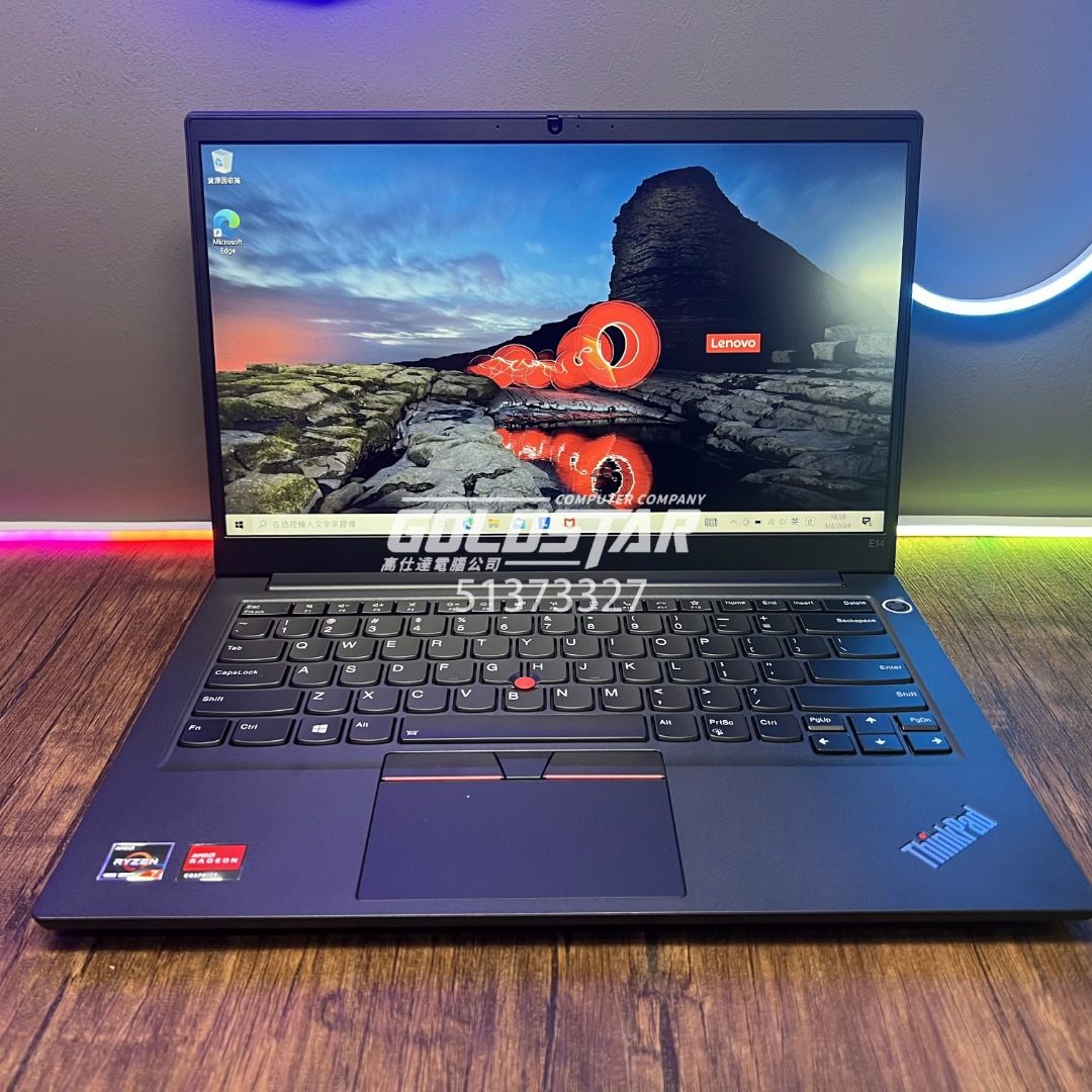 全新Lenovo ThinkPad E14 AMD G2 14吋全高清/ /Laptop/手提電腦/Notebook/文書電腦/Windows ...