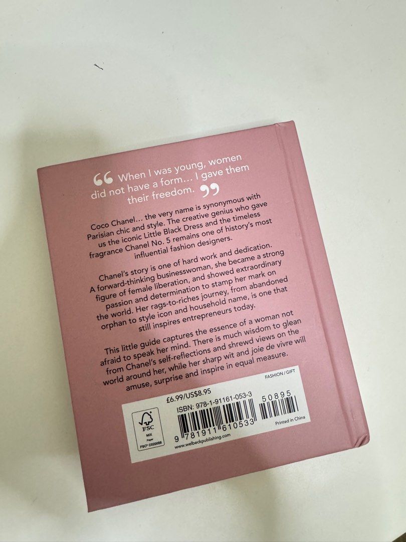 Little Guide to Coco Chanel Mini Book, Hobbies & Toys, Books ...