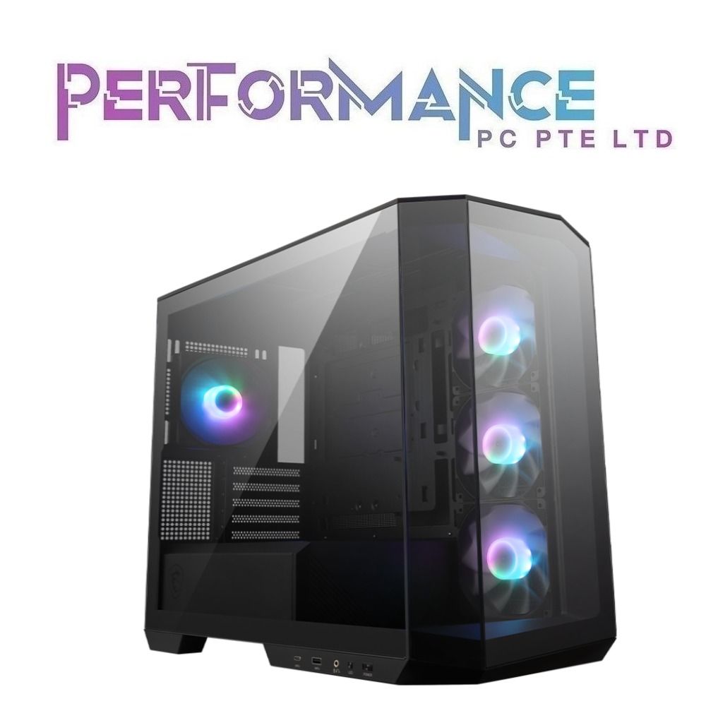 MSI MAG PANO M100R M 100 R M100 R M 100R PZ MATX ARGB WHITE / BLACK (1 ...