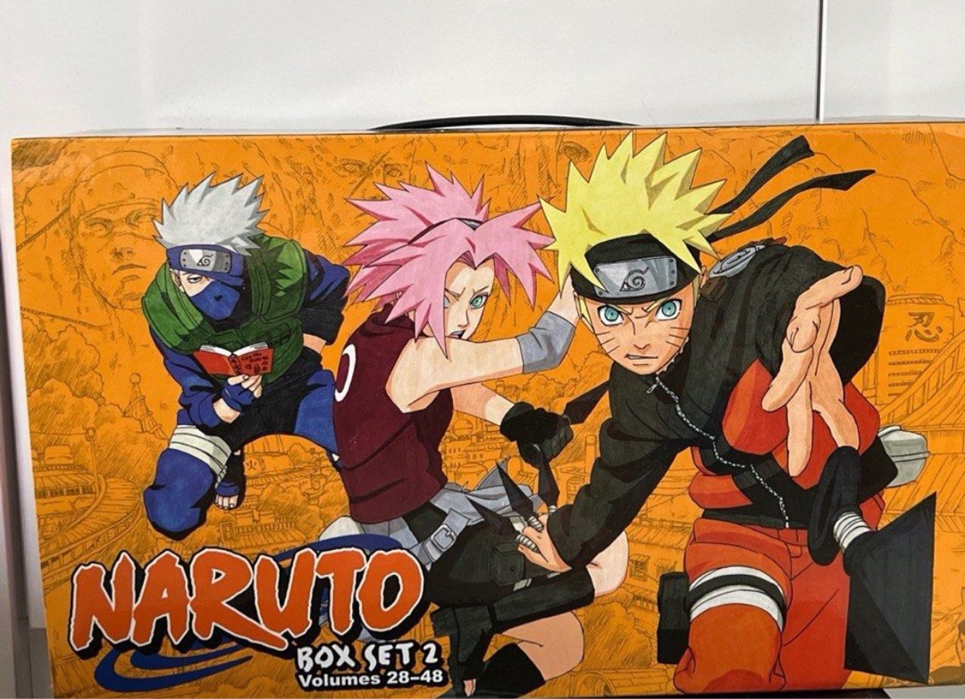 Naruto manga box set 2 volumes 28-48 with special benefit authentic and ...