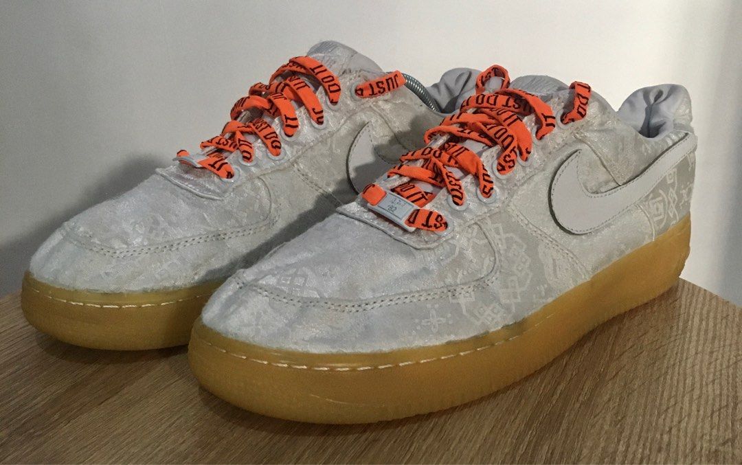 Nike AF1 x CLOT, Fesyen Pria, Sepatu , Sneakers di Carousell