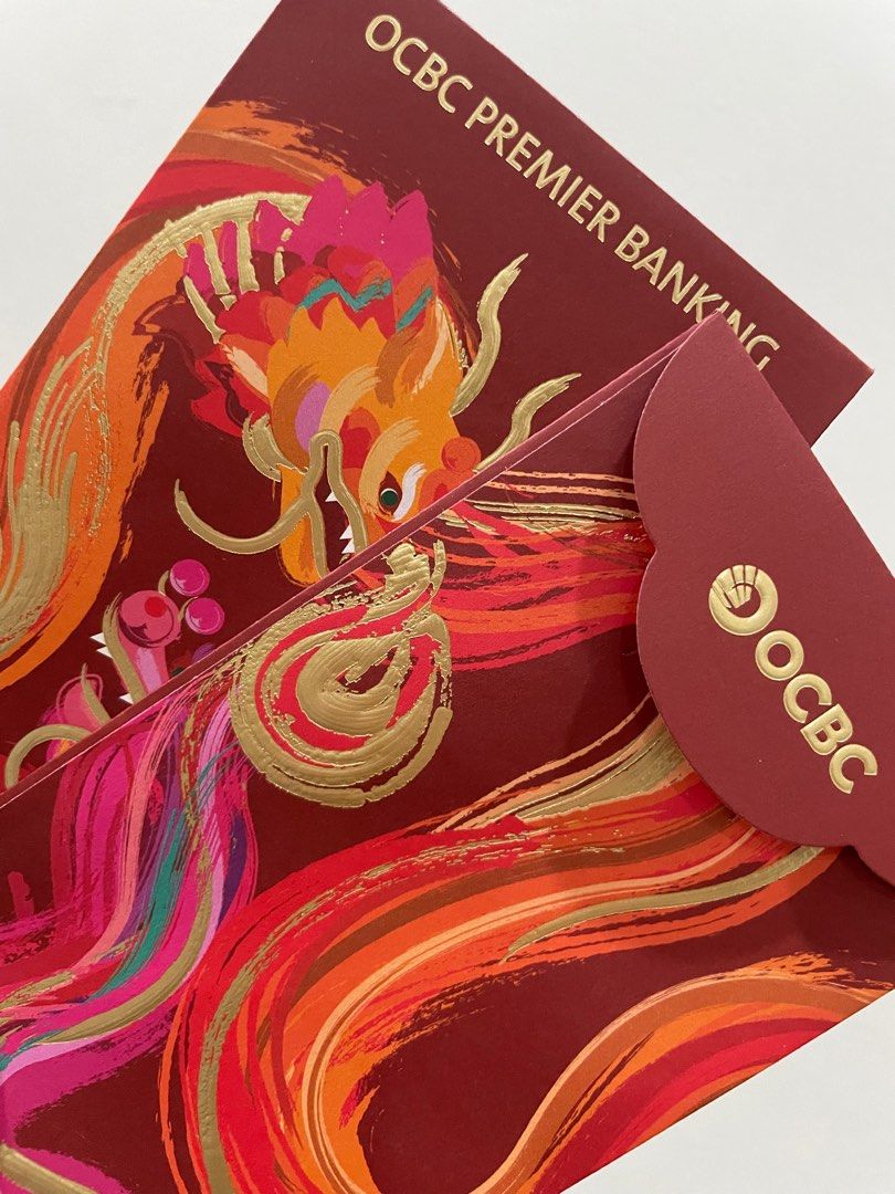 OCBC Premier Banking Red Packets 2024, Hobbies & Toys, Stationery ...