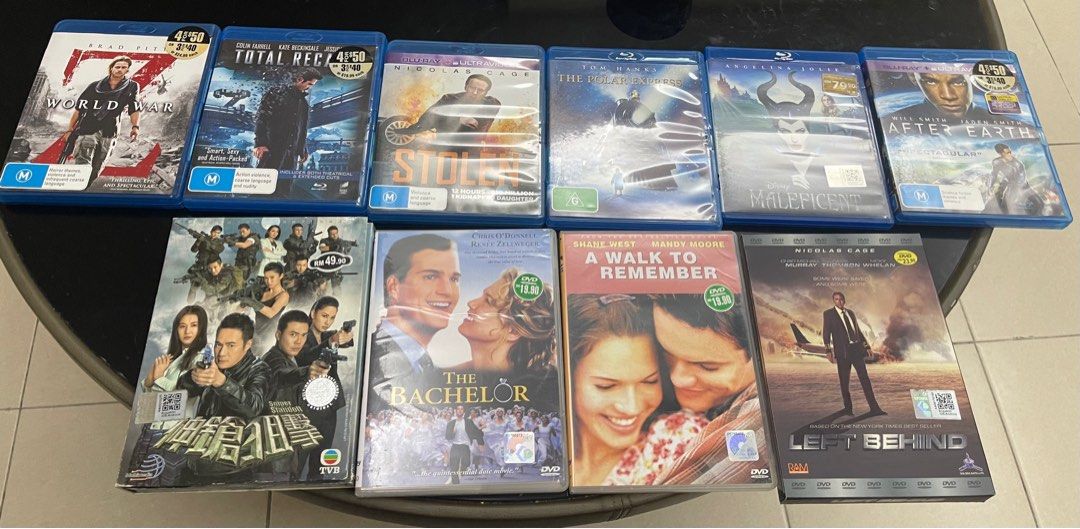 Original Blu Ray Movies & DVD for collectors price from RM10, Hobbies ...
