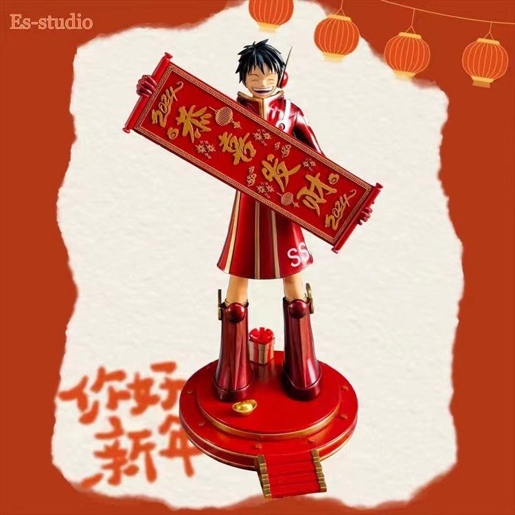 [PO] One Piece|Chinese New year Luffy, Hobbies & Toys, Toys & Games on ...