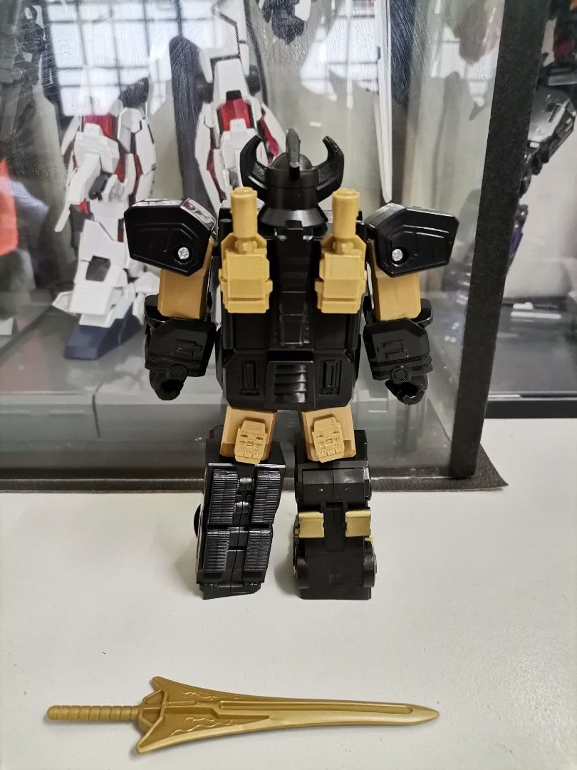 Power Rangers Retro VHS Mighty Morphin Black Dino Megazord, Hobbies ...