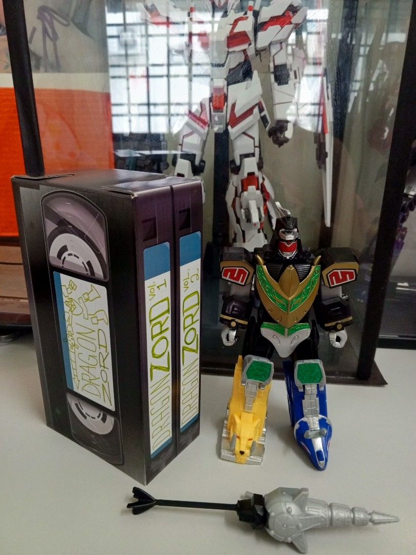 Power Rangers Retro VHS Mighty Morphin Dragonzord Peralatan gabungan ...