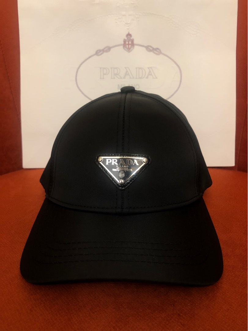 Prada Nylon Front Logo Cap, Men's Fashion, Watches & Accessories, Caps & Hats on Carousell
