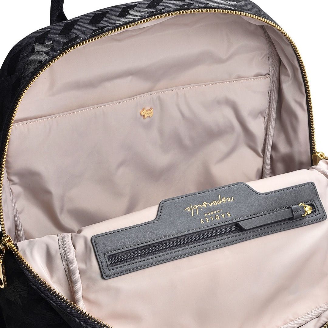 Radley London Laptop Backpack Finsbury Park Geo Jacquard with Scottie ...