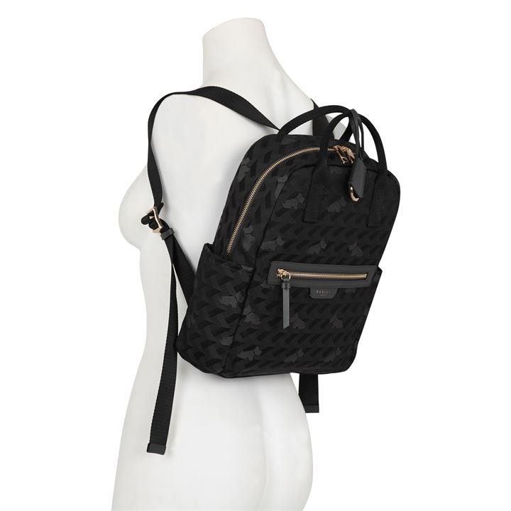 Radley London Laptop Backpack Finsbury Park Geo Jacquard with Scottie ...