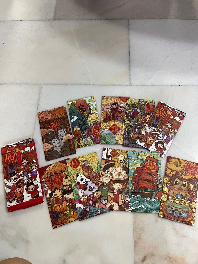 Red packet x10 pieces in a box, Hobbies & Toys, Stationery & Craft ...