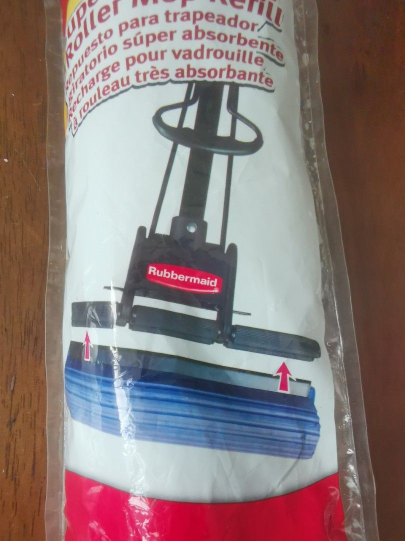 Rubbermaid roller mop refill, Furniture & Home Living, Cleaning ...