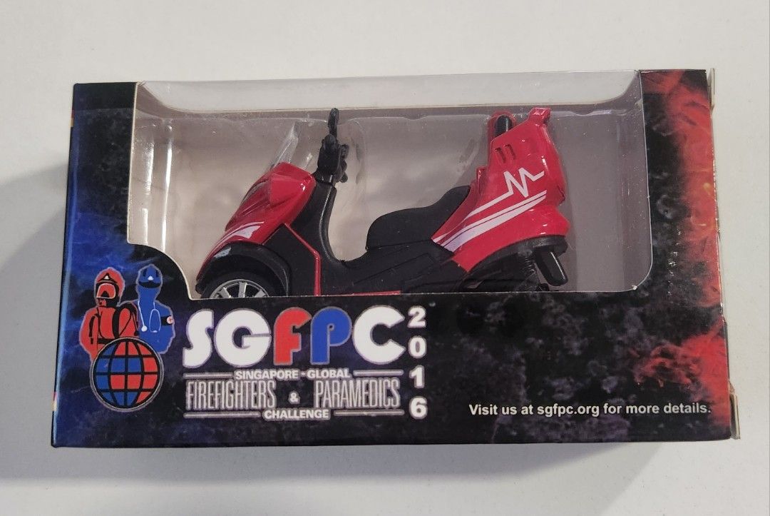SCDF Fire Bike, Hobbies & Toys, Toys & Games on Carousell