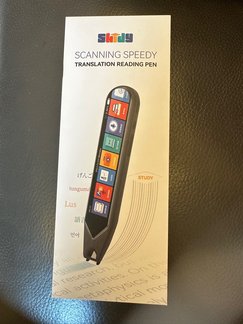 Skidy 翻譯筆, 興趣及遊戲, 手作＆自家設計, 文具 - Carousell