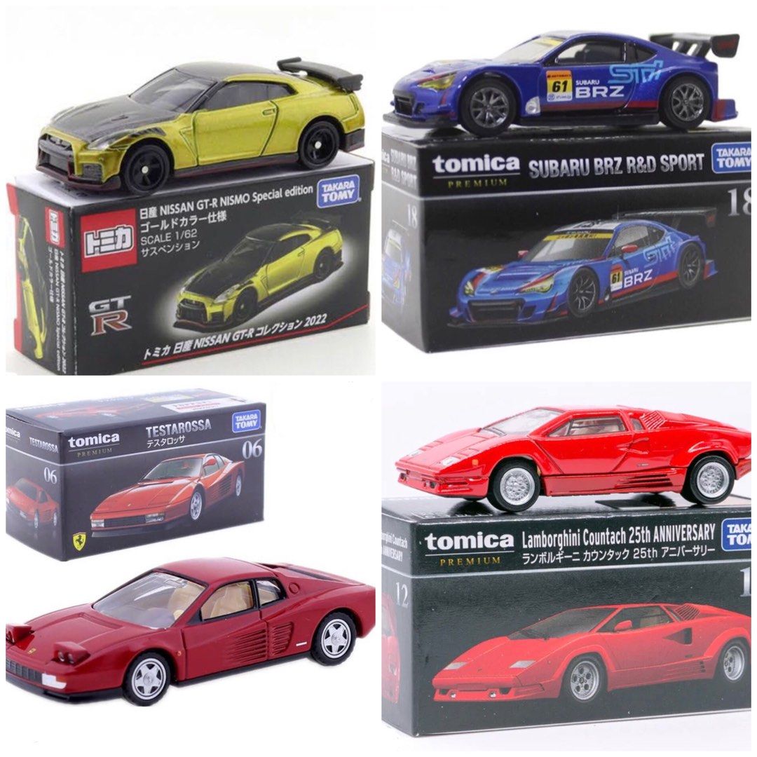Takara Tommy Tomica Car Figurines Lamborghini Countach Ferrari ...