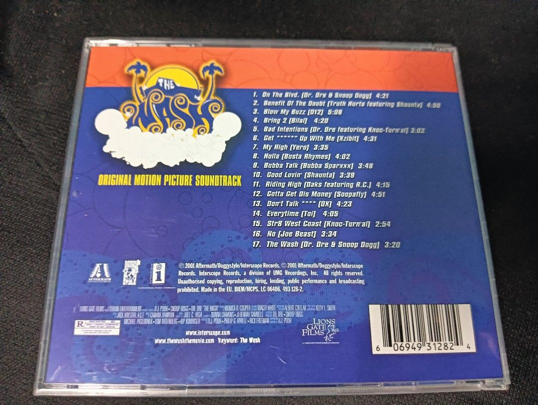 The Wash Soundtrack, Hobbies & Toys, Music & Media, CDs & DVDs on Carousell