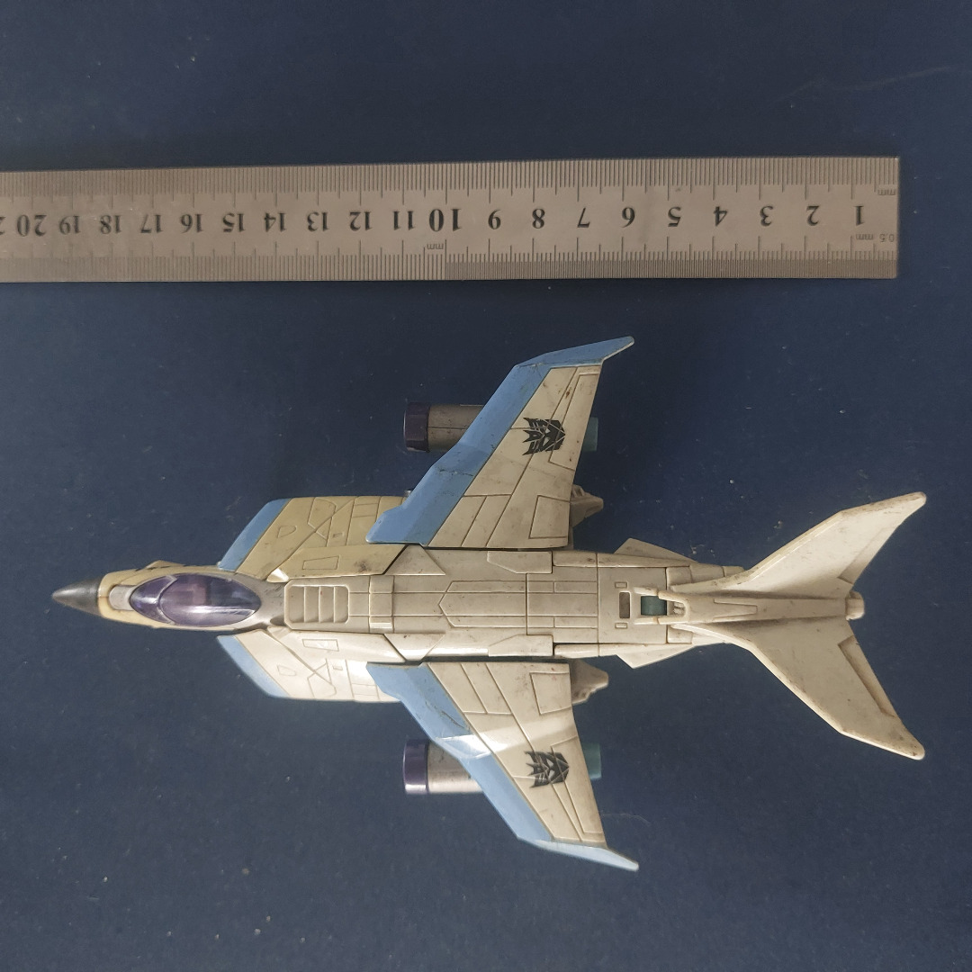 Transformers Jetblade Harrier Jet Plane Decepticon Deluxe Class Action ...