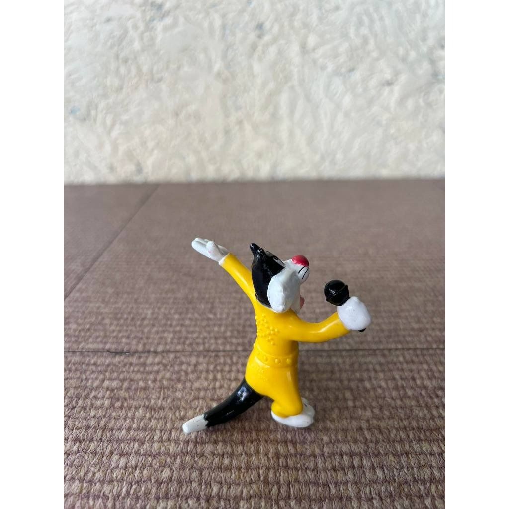 Vtg Sylvester the Cat Pepsi Microphone PVC Figure 1994 Looney Tunes ...