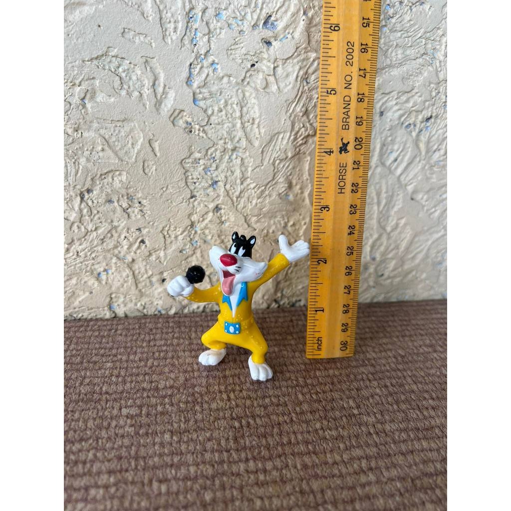 Vtg Sylvester the Cat Pepsi Microphone PVC Figure 1994 Looney Tunes ...