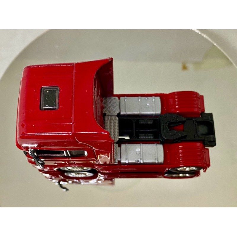 Welly SCANIA V8 R730 Truck Tractor Red Trailer Transporter Pickup Truck ...