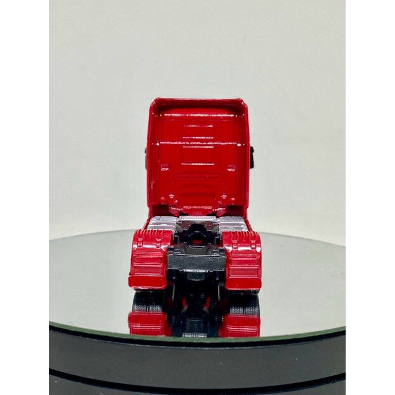 Welly SCANIA V8 R730 Truck Tractor Red Trailer Transporter Pickup Truck ...