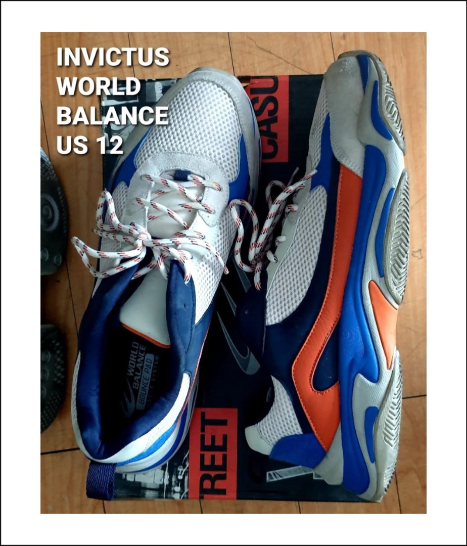 WORLD BALANCE INVICTUS - US 12, Men's Fashion, Footwear, Sneakers on ...