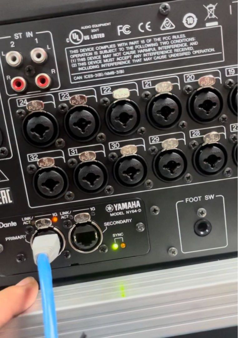 Yamaha TF5 digital mixer with Dante, Hobbies & Toys, Music & Media ...