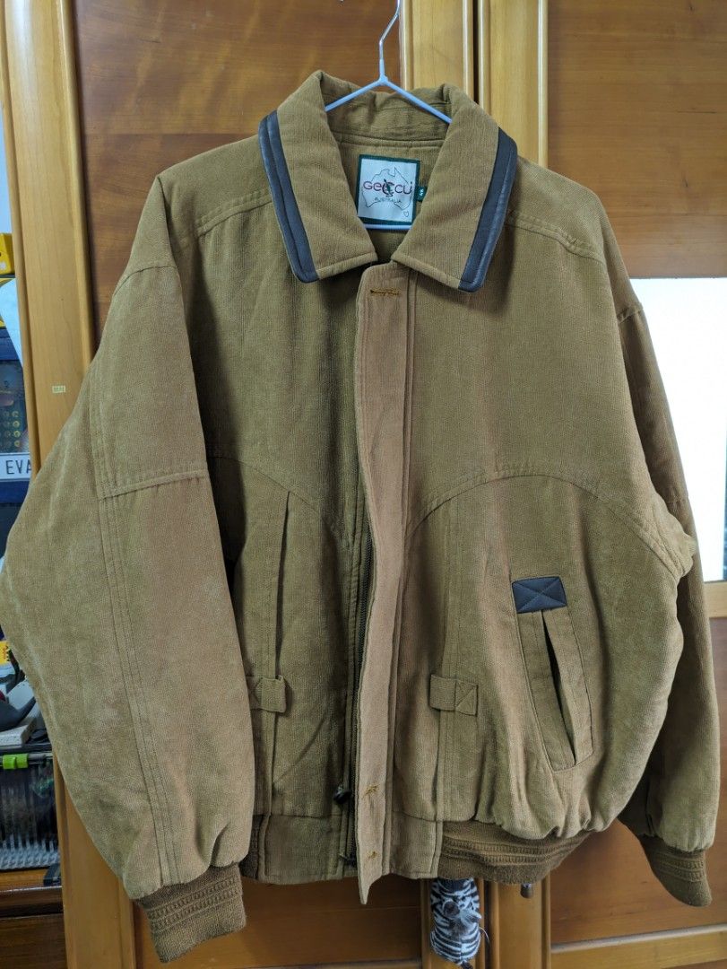 澳洲古著 Geccu 教練外套/夾克, 名牌精品, 精品服飾在旋轉拍賣