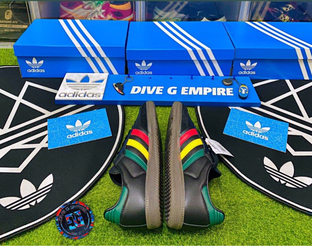 ADIDAS SAMBA OG RASTA SHOES, Men's Fashion, Footwear, Sneakers on Carousell