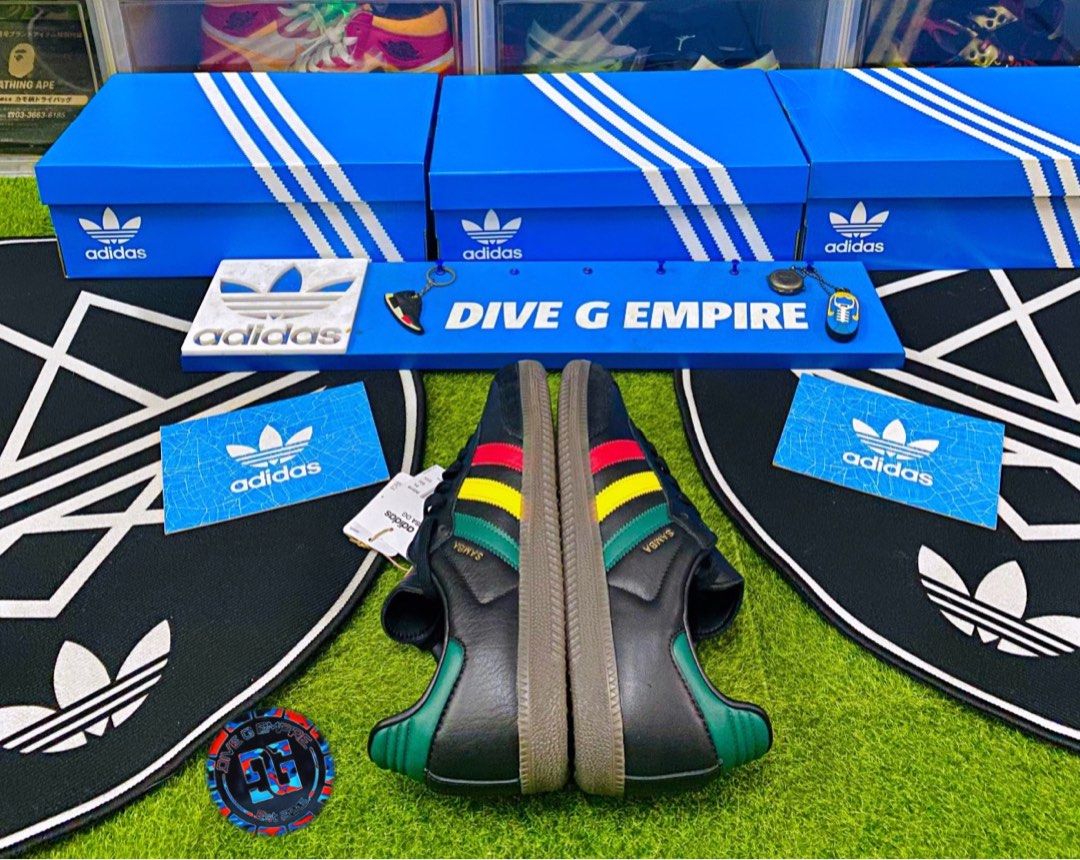 ADIDAS SAMBA OG RASTA SHOES, Men's Fashion, Footwear, Sneakers on Carousell