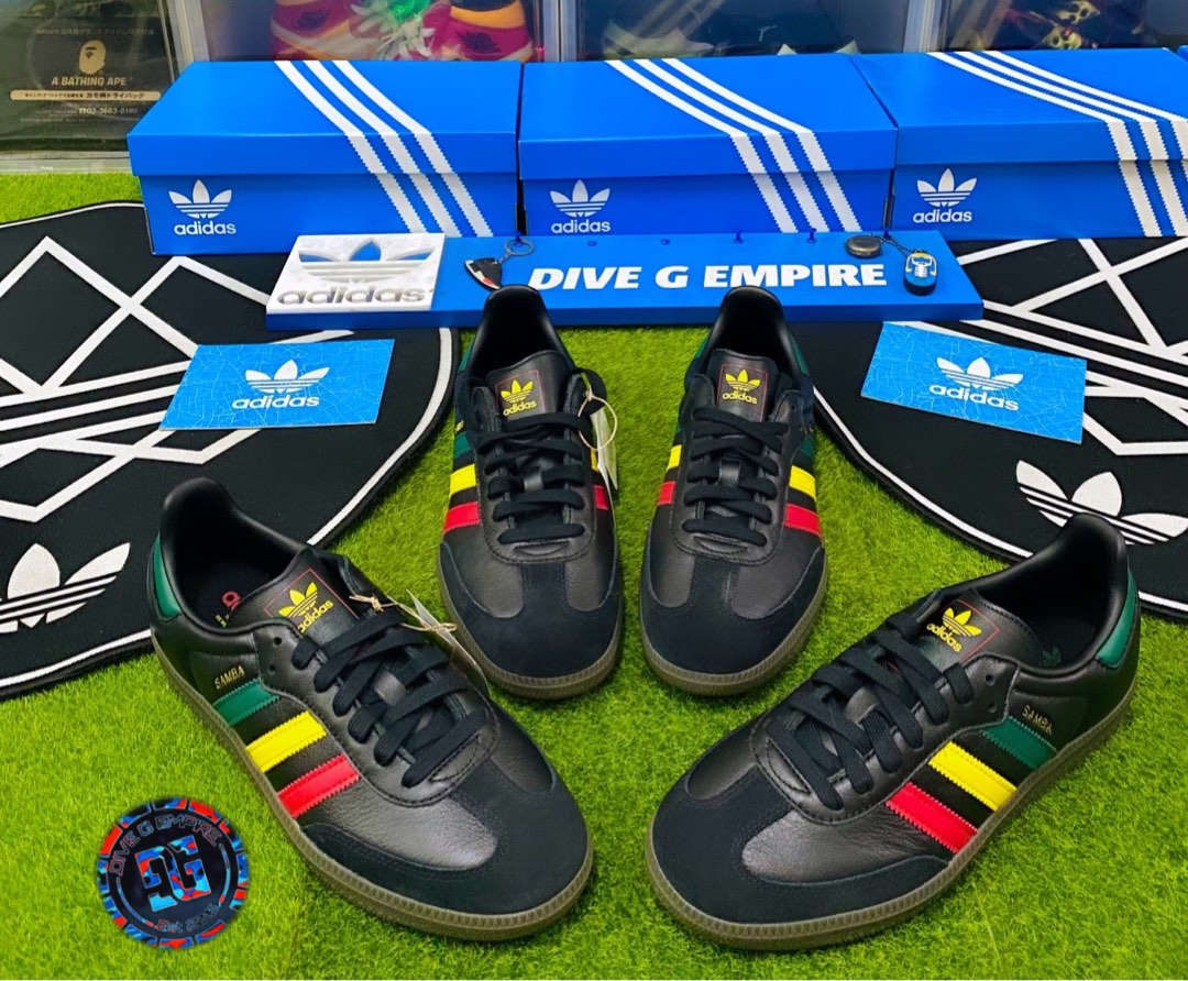 ADIDAS SAMBA OG RASTA SHOES, Men's Fashion, Footwear, Sneakers on Carousell