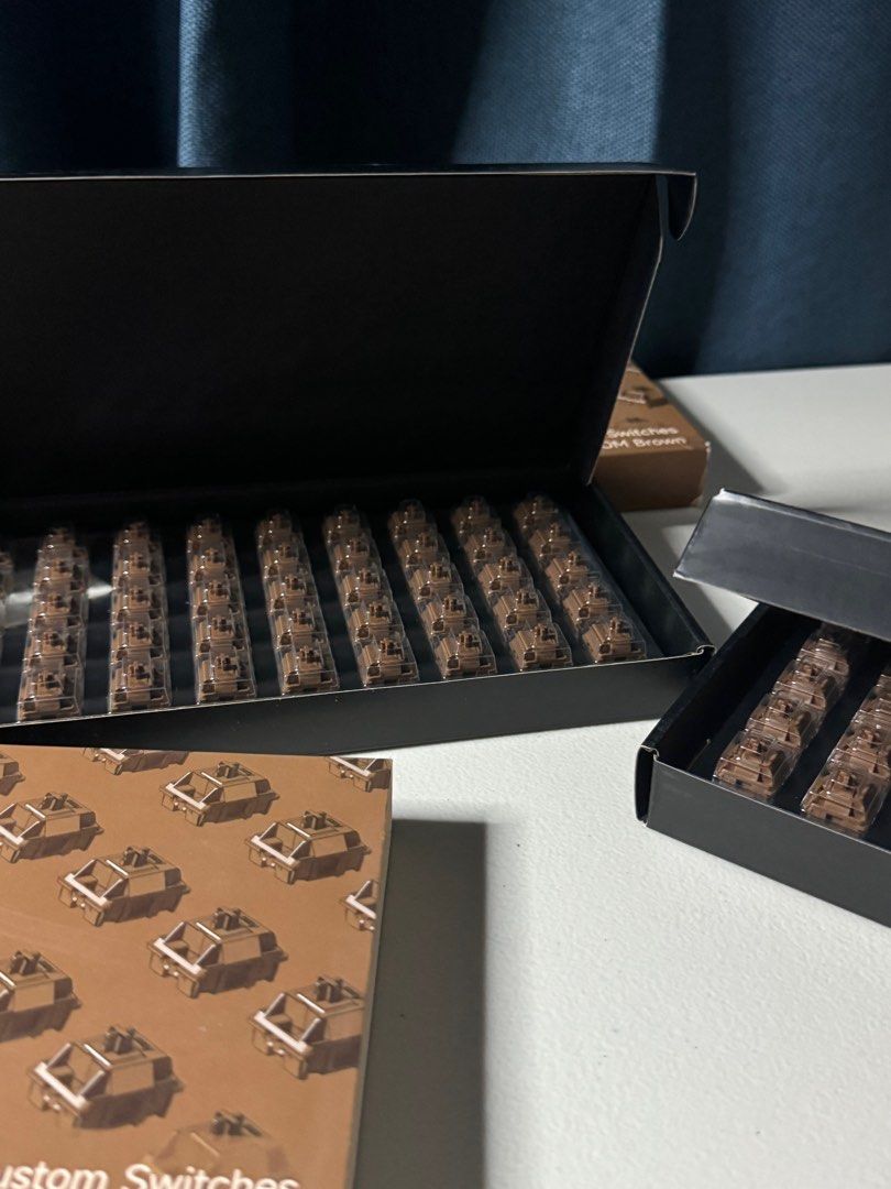 Akko POM Brown Custom Switches, Computers & Tech, Parts & Accessories ...