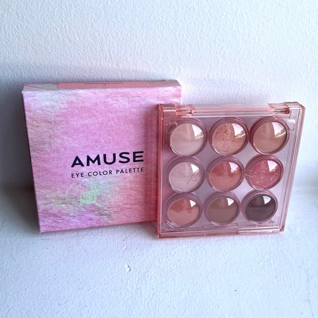 Amuse Eye Color Palette in 01 Warm Boksoonga, Beauty & Personal Care ...