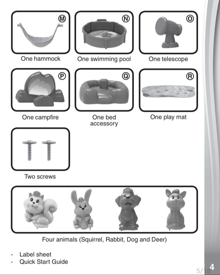 Animal Fun Treehouse Spare Part; Squirrel *SmartZones, Hobbies & Toys ...