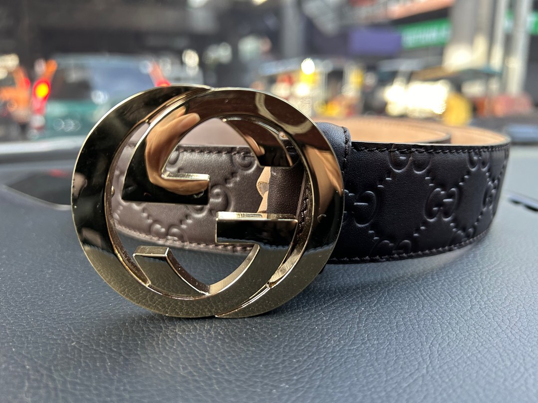 Authentic Gucci Interlocking Belt (w/Receipt), Women's Fashion, Watches ...