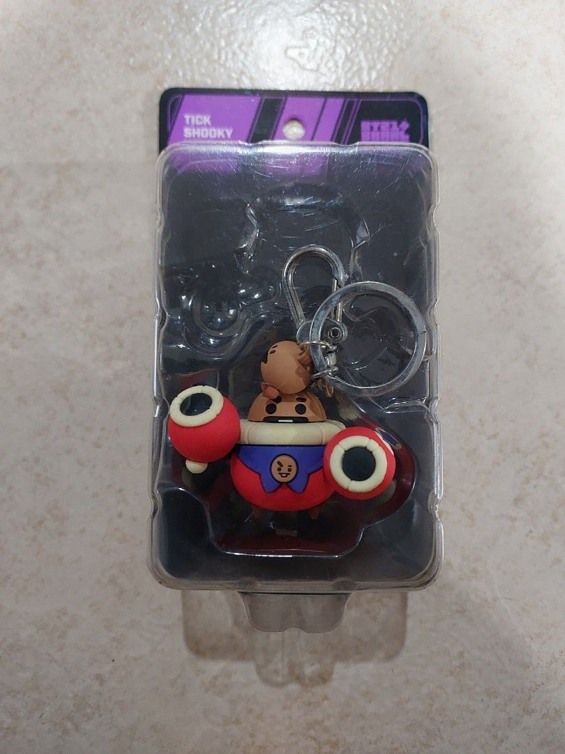 BT21 Shooky Brawl Keyring, Hobbies & Toys, Memorabilia & Collectibles, K-Wave on Carousell