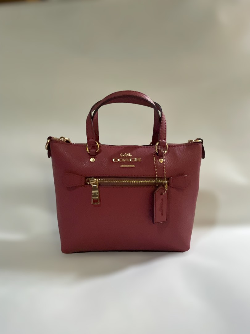 Coach Mini Gallery Pink, Barang Mewah, Tas & Dompet di Carousell