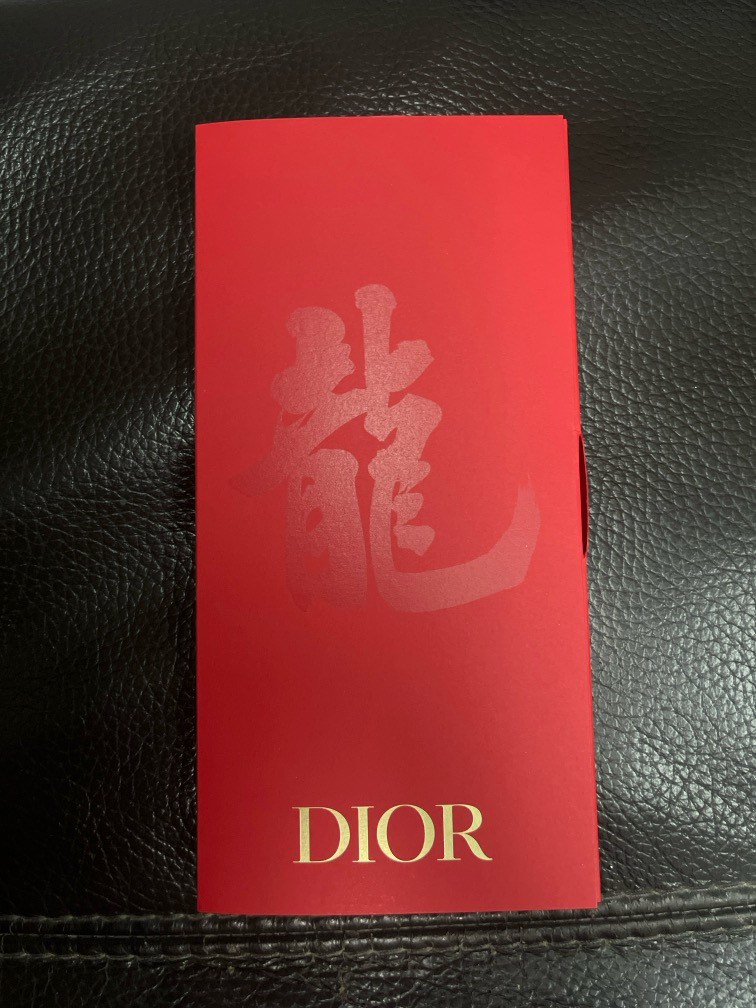 Dior 2024 Red Angpau Packet, Hobbies & Toys, Stationery & Craft, Art ...