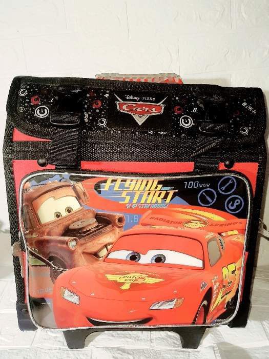 Disney cars lightening McQueen school box trolley, Luxury, Bags ...