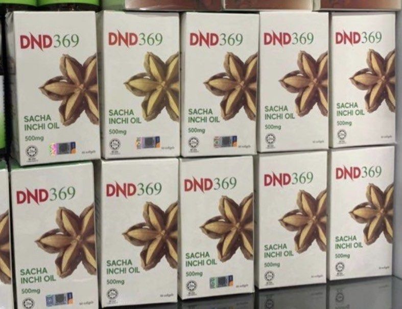 DND Sacha Inchi Softgel, Health & Nutrition, Health Supplements ...