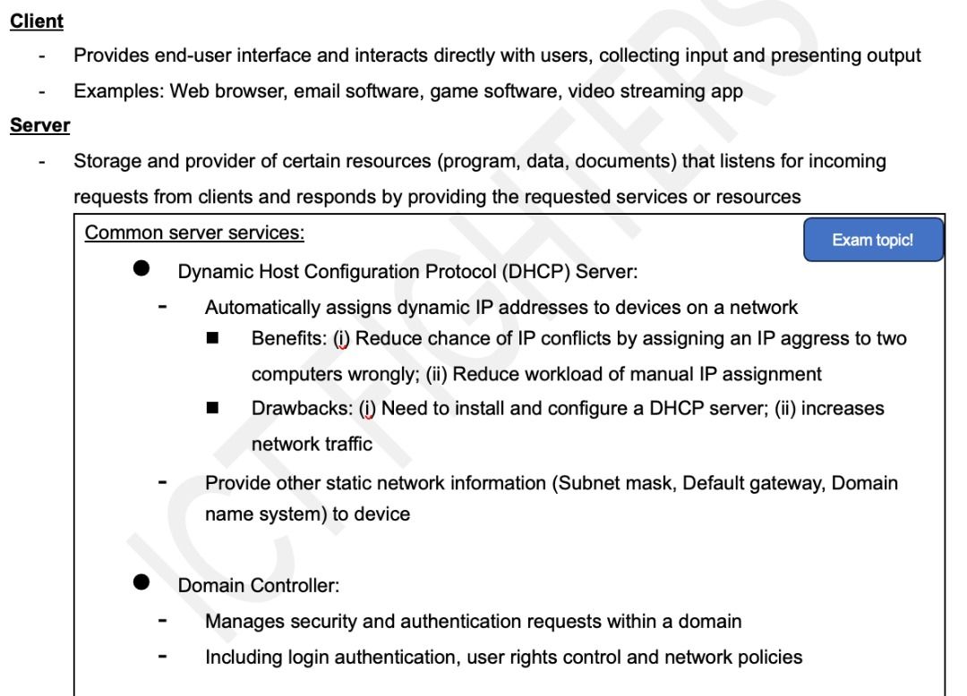 DSE ICT Web development Elective B 獨家筆記notes (設中或英文版本), 興趣及遊戲, 書本 & 文具 ...