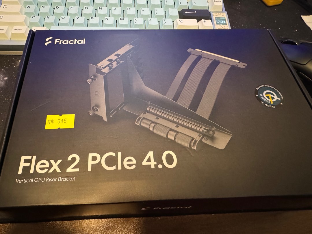 Fractal flex 2 pcie 4.0 vertical gpu riser kit, 電腦＆科技, 電腦周邊及配件, 其他 ...